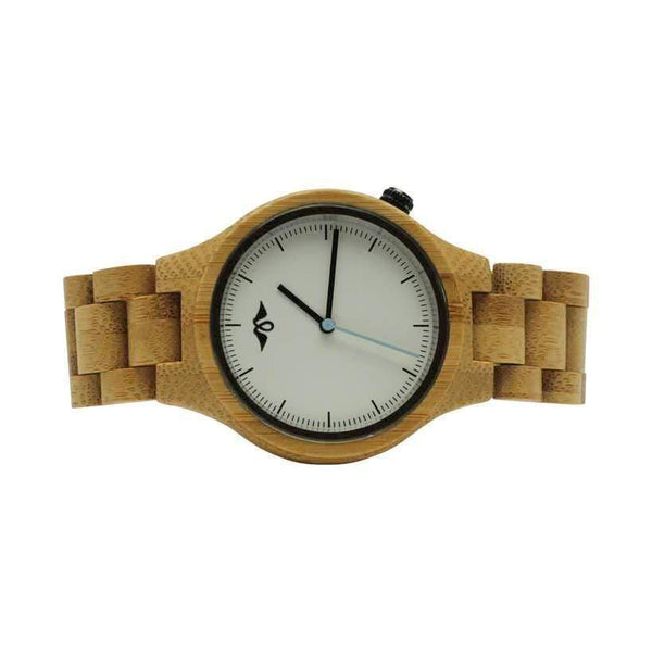 Bamboo Women's Watch with Bamboo Bracelet and White Dial. Order Now ...