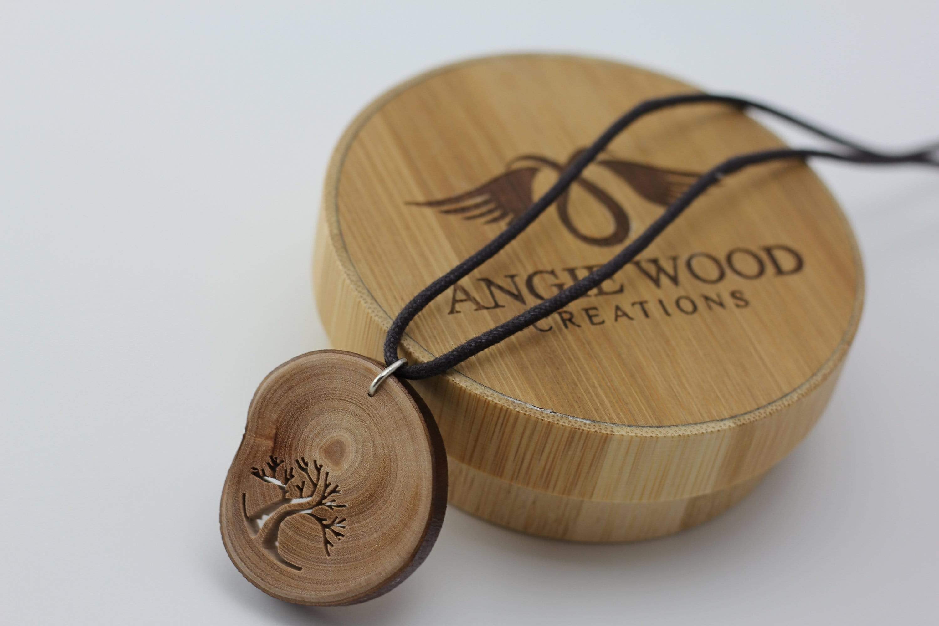 Unique wood pendant from branches,Engrave necklace,Wood necklace,Wood ...